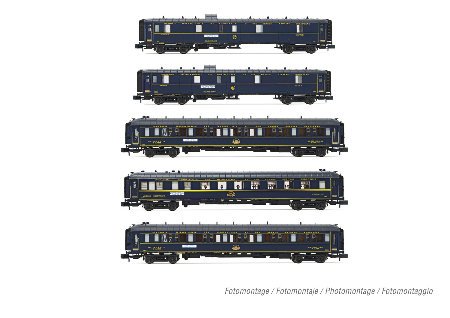 Arnold HN4465 CIWL Orient Express Wagen-Set 5-tlg Ep.2 | Menzels Lokschuppen Onlineshop