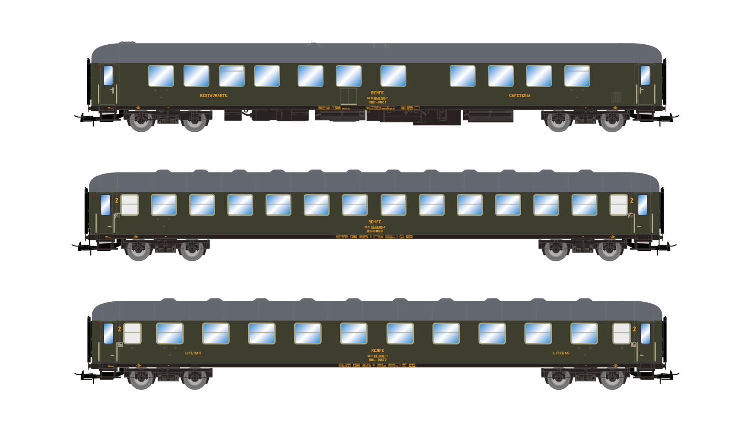 Electrotren HE4020 RENFE 3-tlg. Set Costa Bra5a Ep. 4 | Menzels ...