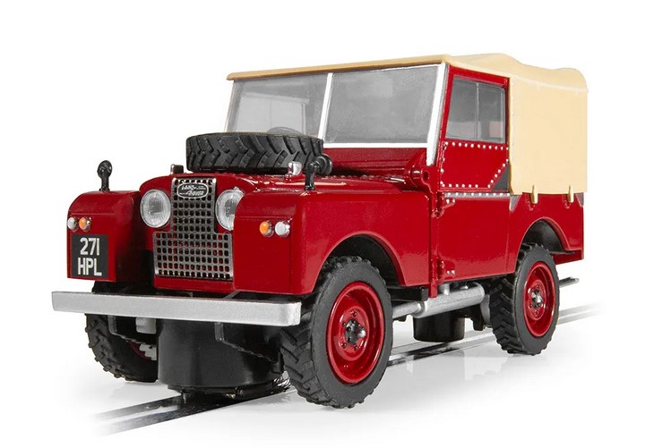 Scalextric C4493 SlotCar: Land Rover Series 1 - Poppy Red | Menzels ...