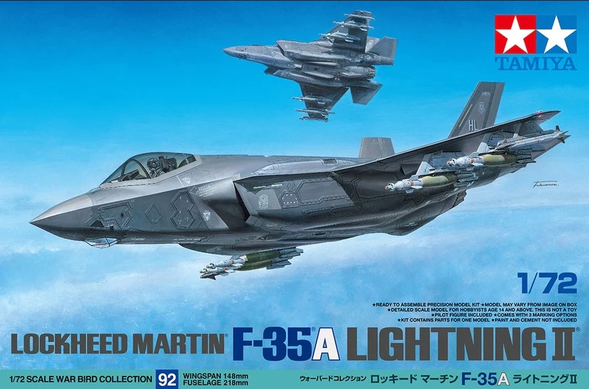 Tamiya 60792 Lockheed Martin F-35A Lightning II | Menzels Lokschuppen Onlineshop