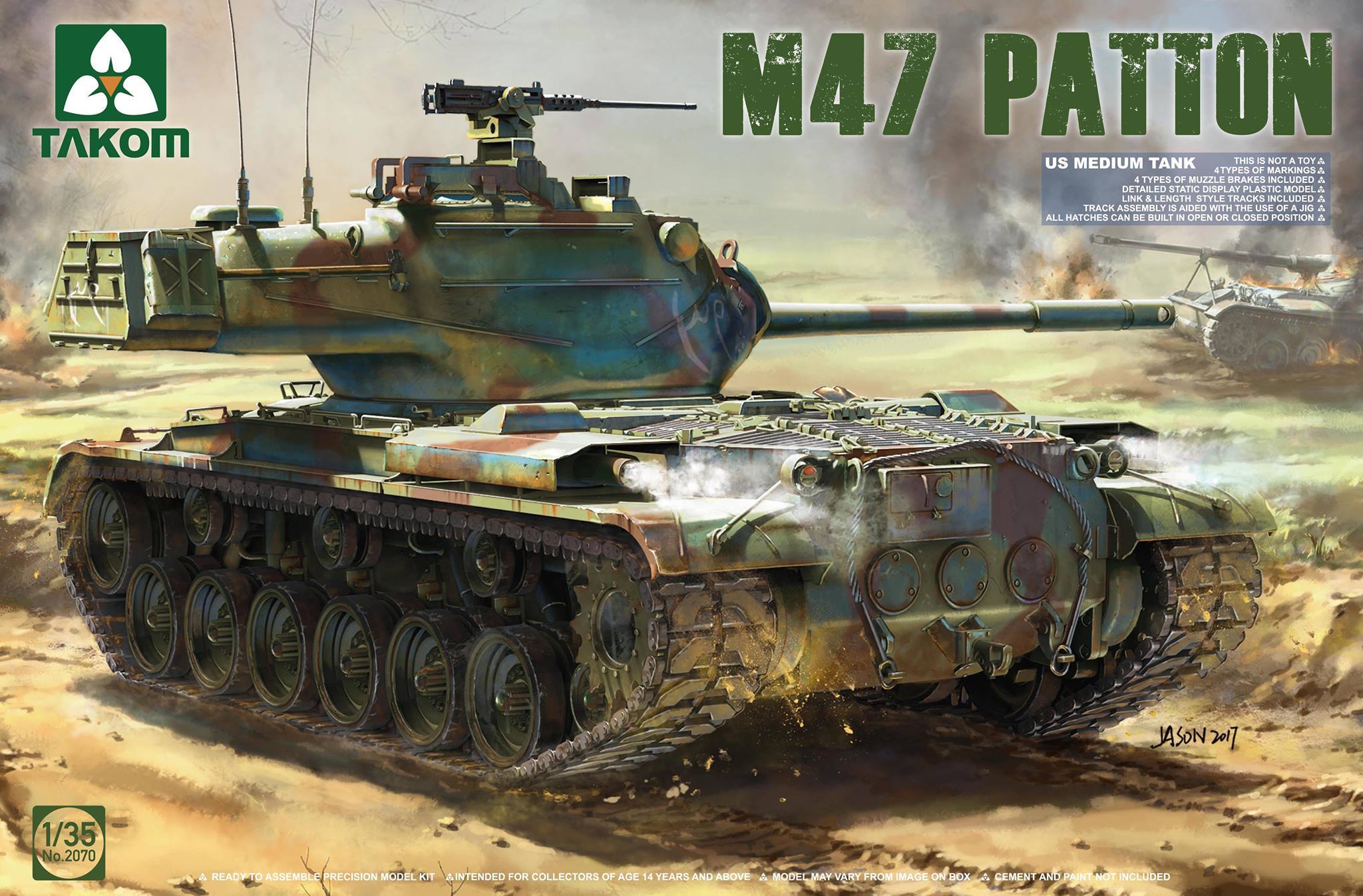 Takom 2070 M47/G Patton | Menzels Lokschuppen Onlineshop