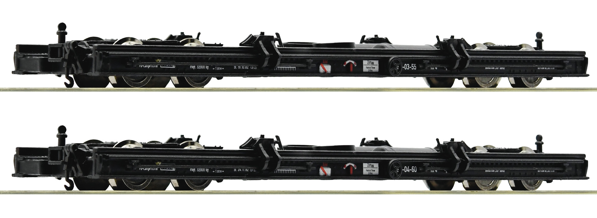 Roco 6640002 DR Rollwagen-Set 2-tlg Ep.4 | Menzels Lokschuppen Onlineshop