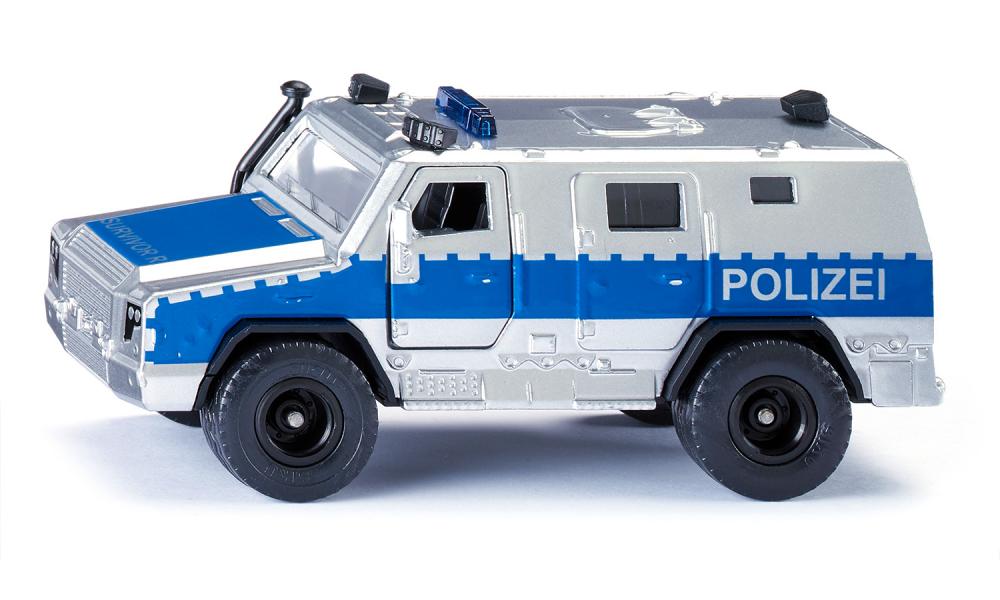 Siku 2304 Rheinmetall MAN Survivor R Polizei | Menzels Lokschuppen ...