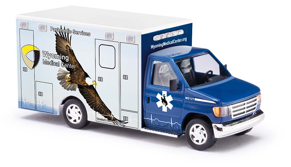 Busch Autos 41846 Ford E350 RTW Wyoming Eagle | Menzels Lokschuppen ...