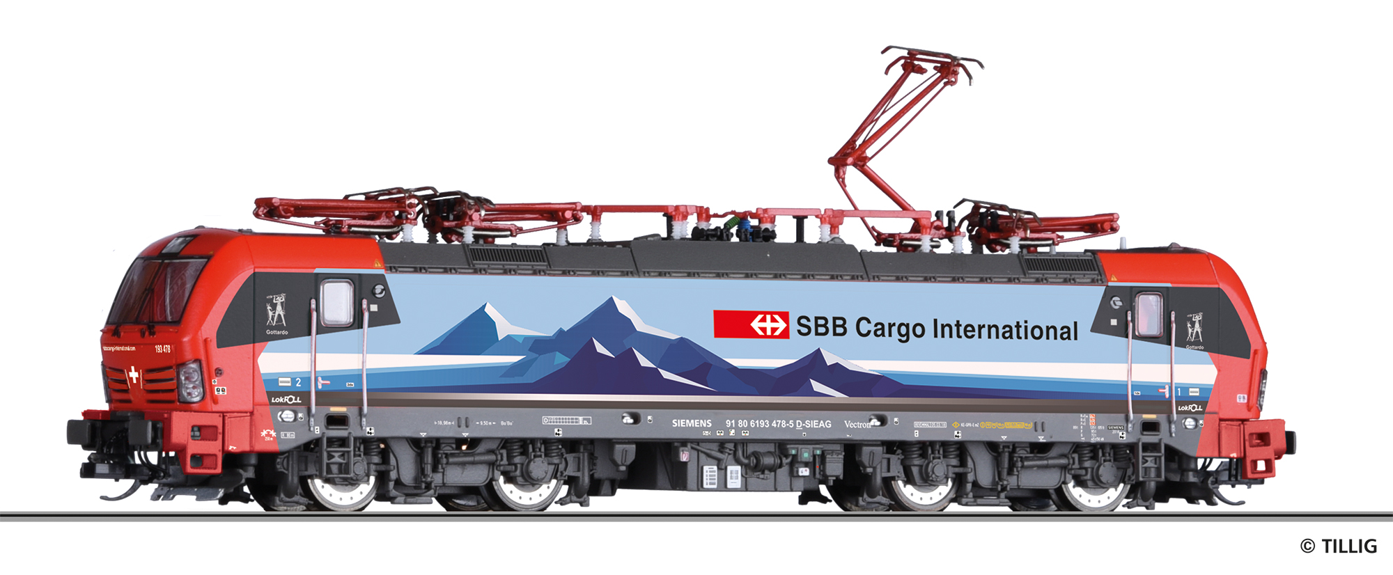 Tillig 04837 SBB Cargo E-Lok BR 193 Vectron Ep.6 | Menzels Lokschuppen Onlineshop