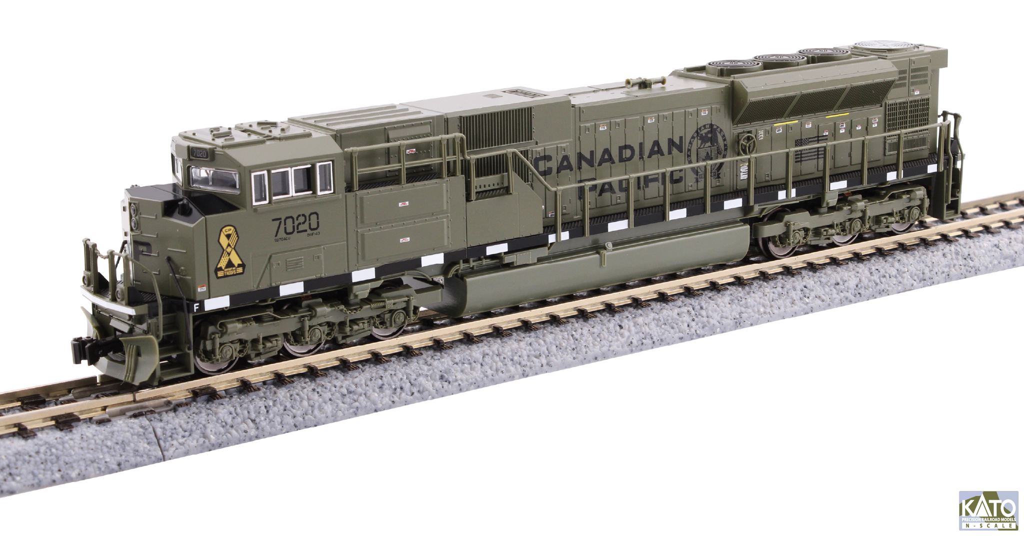 Kato 176-8541 CP Diesellok SD70ACu #7020 Mi.green Ep.6 | Menzels Lokschuppen Onlineshop