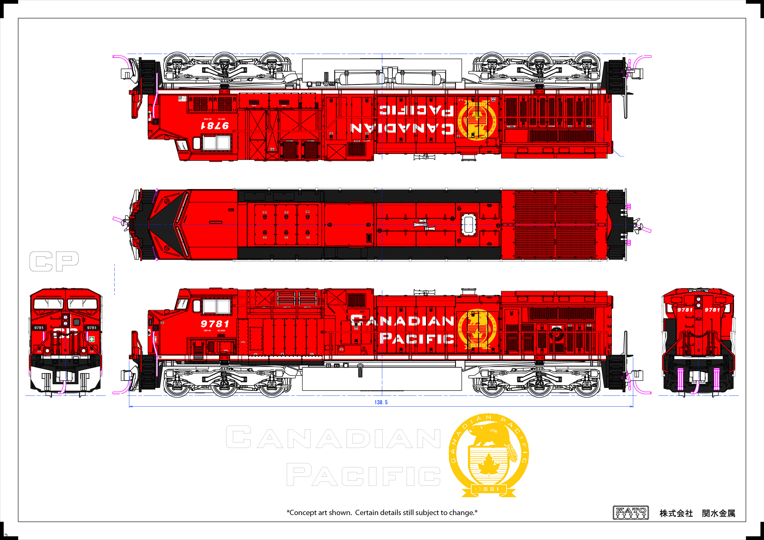 Kato USA 1767217 CN Diesellok GE AC4400CW Ep.5 | Menzels Lokschuppen ...