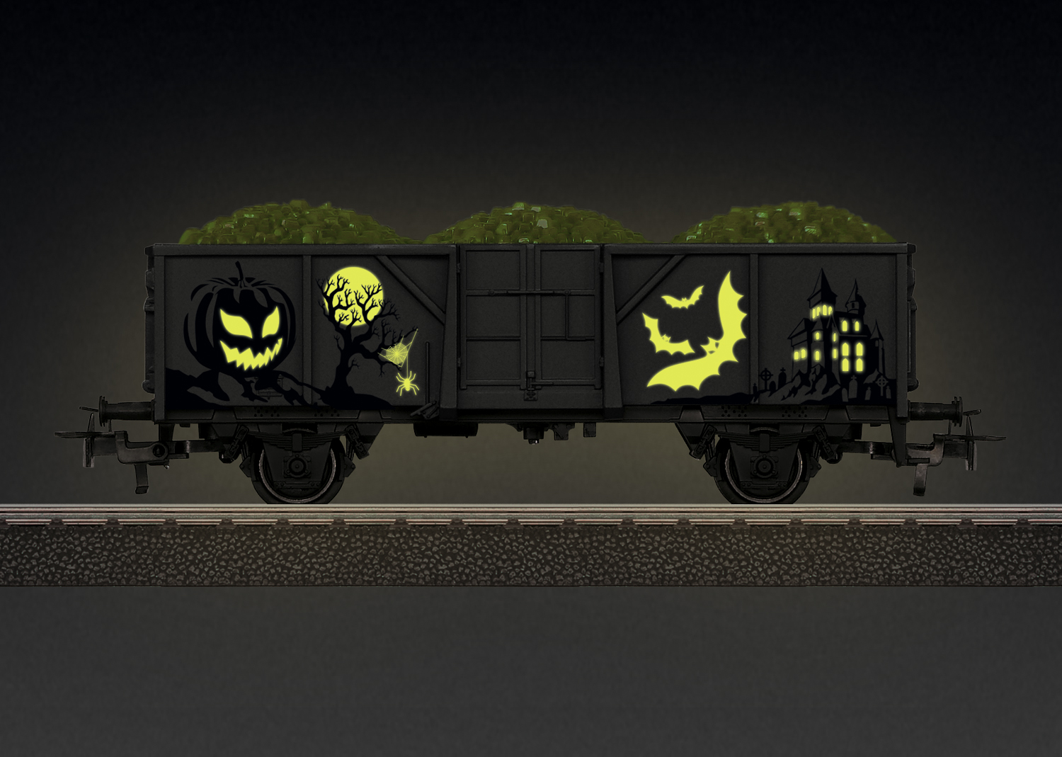 Märklin 44232 Halloween Wagen - Glow in the Dark | Menzels Lokschuppen ...